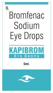 BROMFENAC SODIUM EYE DROPS Manufacturer and Supplier in India